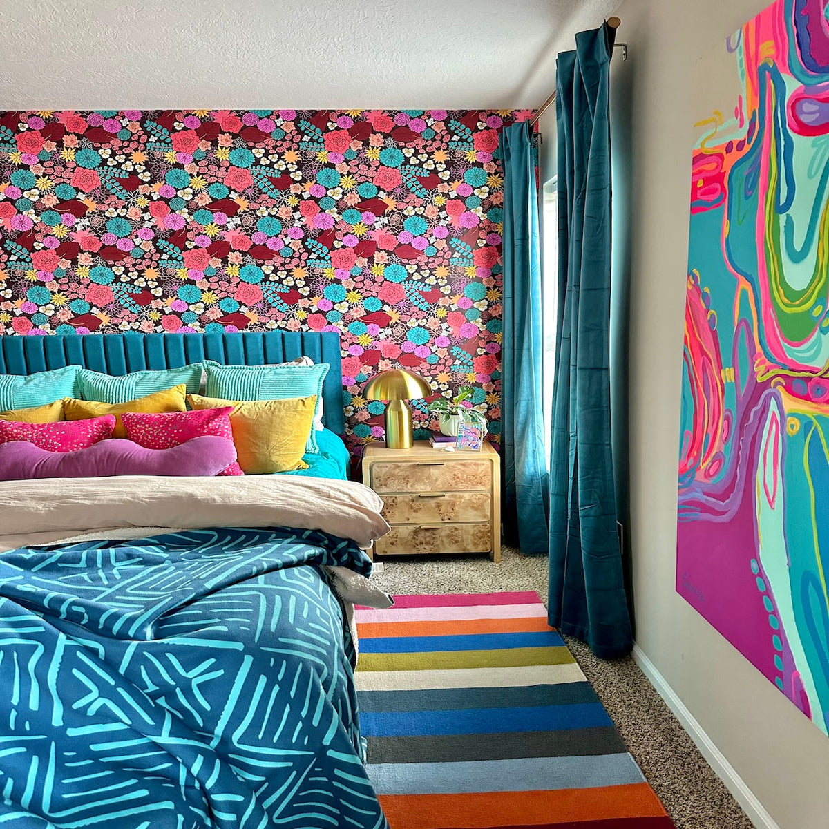 Transforming My Bedroom Into a Colorful Oasis 🌈 – Sareka Unique